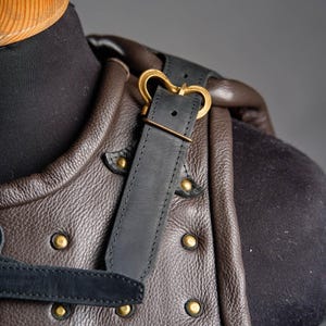 Leather Brigandine Armor, Steel Plated Medieval Jacket, Leather Jack of ...
