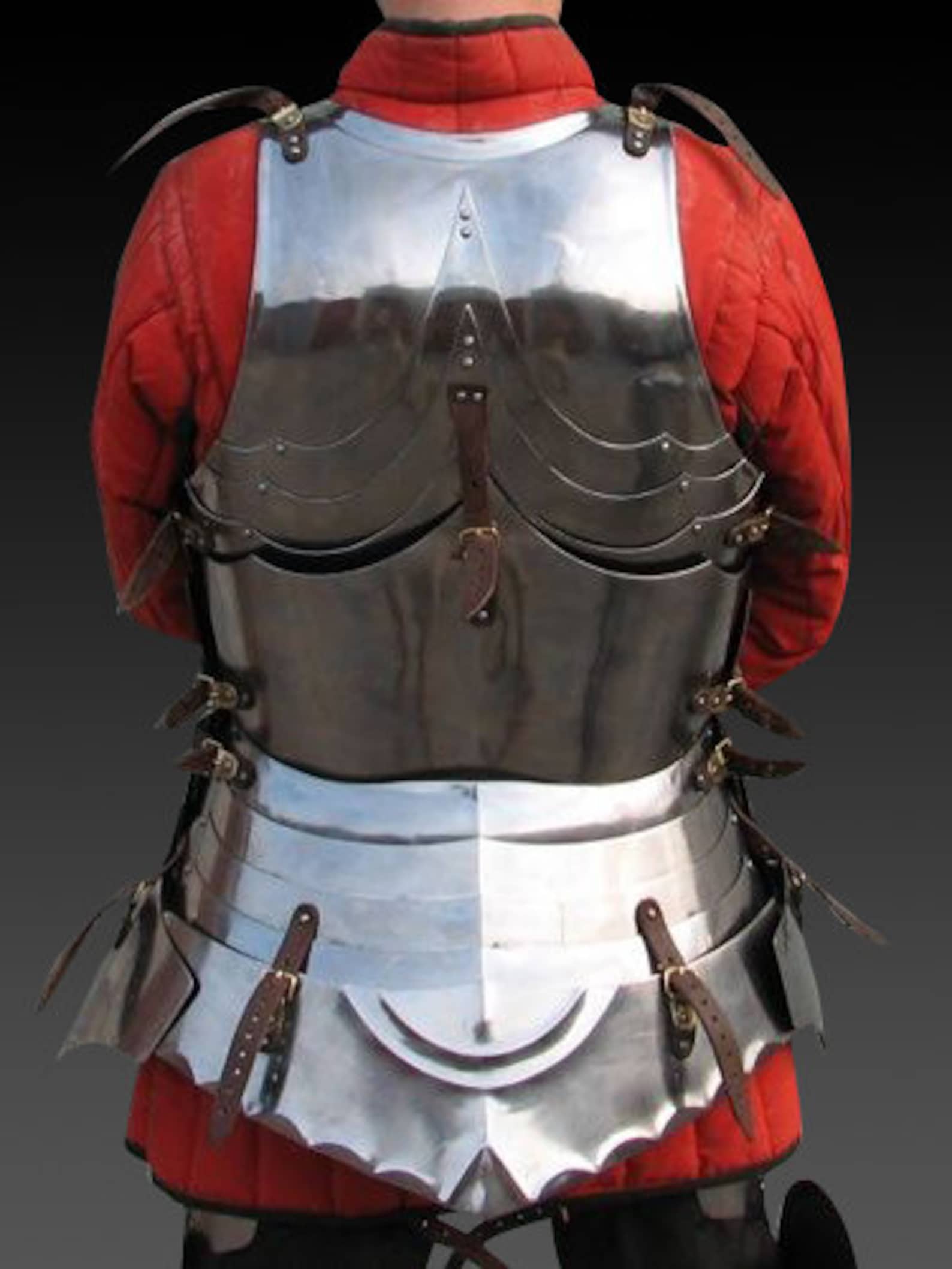 Italian metal cuirass with skirt and tassets Medieval armor | Etsy