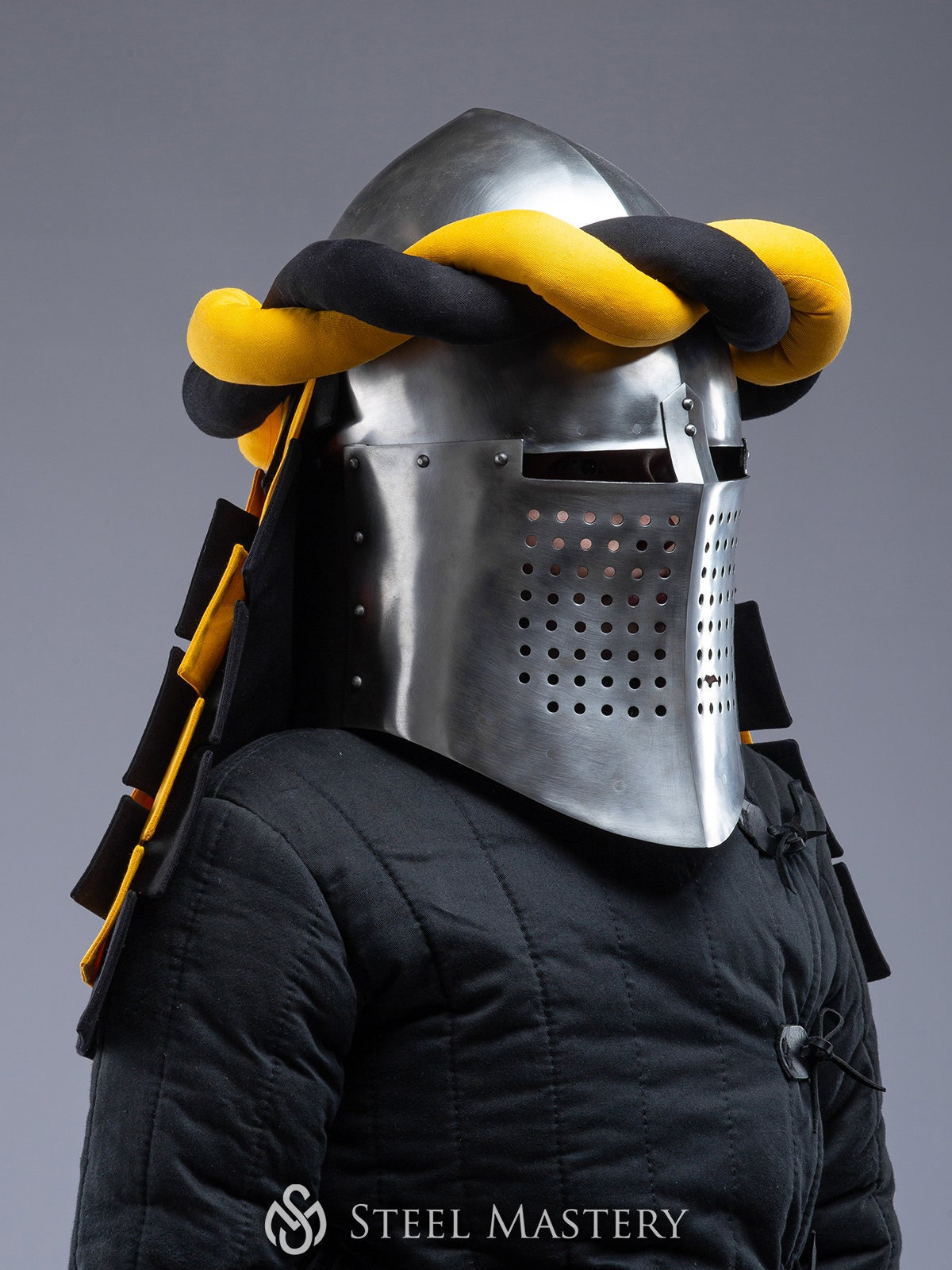 Wreath for Medieval Helmet , Wool Torse With Mantel, Helmet Headband ...