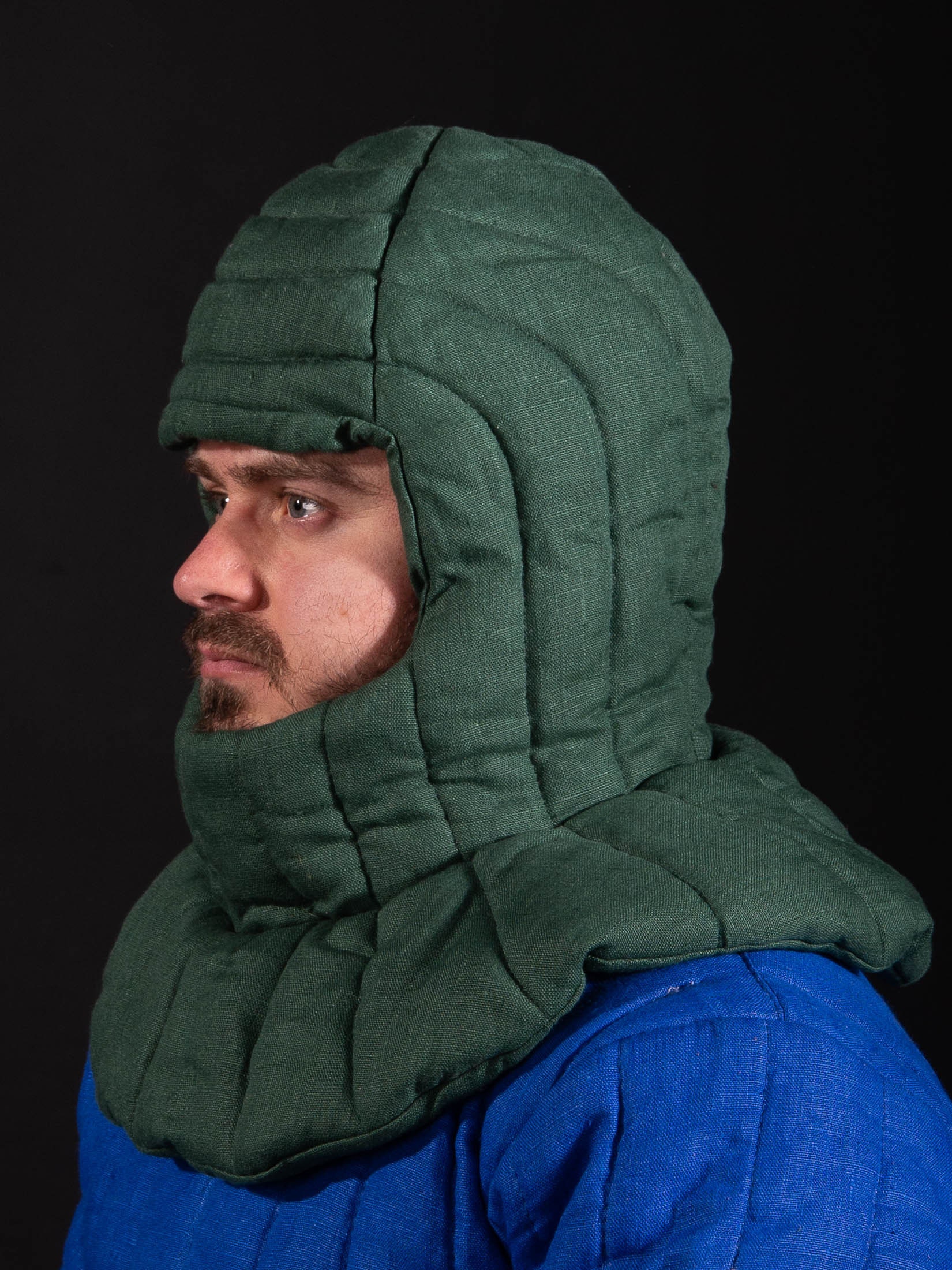 Padded Medieval Coif Padded Cap for Head Protection Natural - Etsy UK