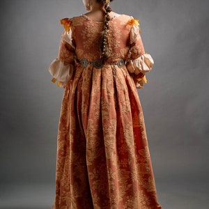 Renaissance Italian Princess Dress, Long Sleeve Medieval Gown - Etsy