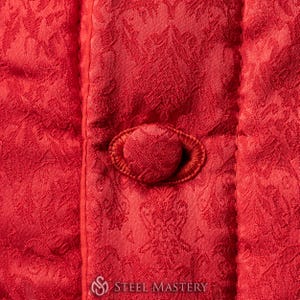 Renaissance Jacquard Surcoat, Blue Doublet, Medieval Clothing ...