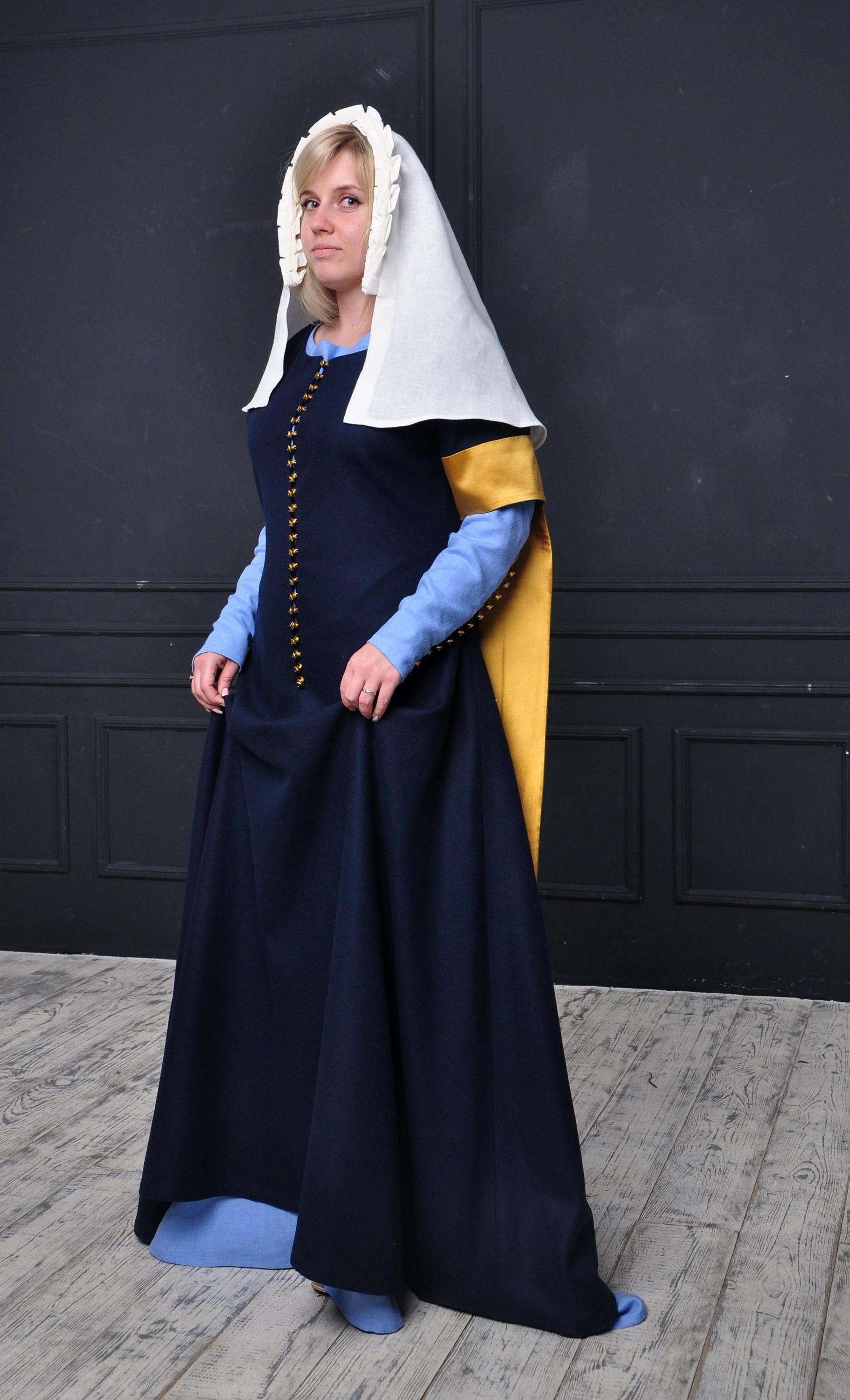 Medieval Kirtle, Italian Long Dress, English Renaissance Dress ...