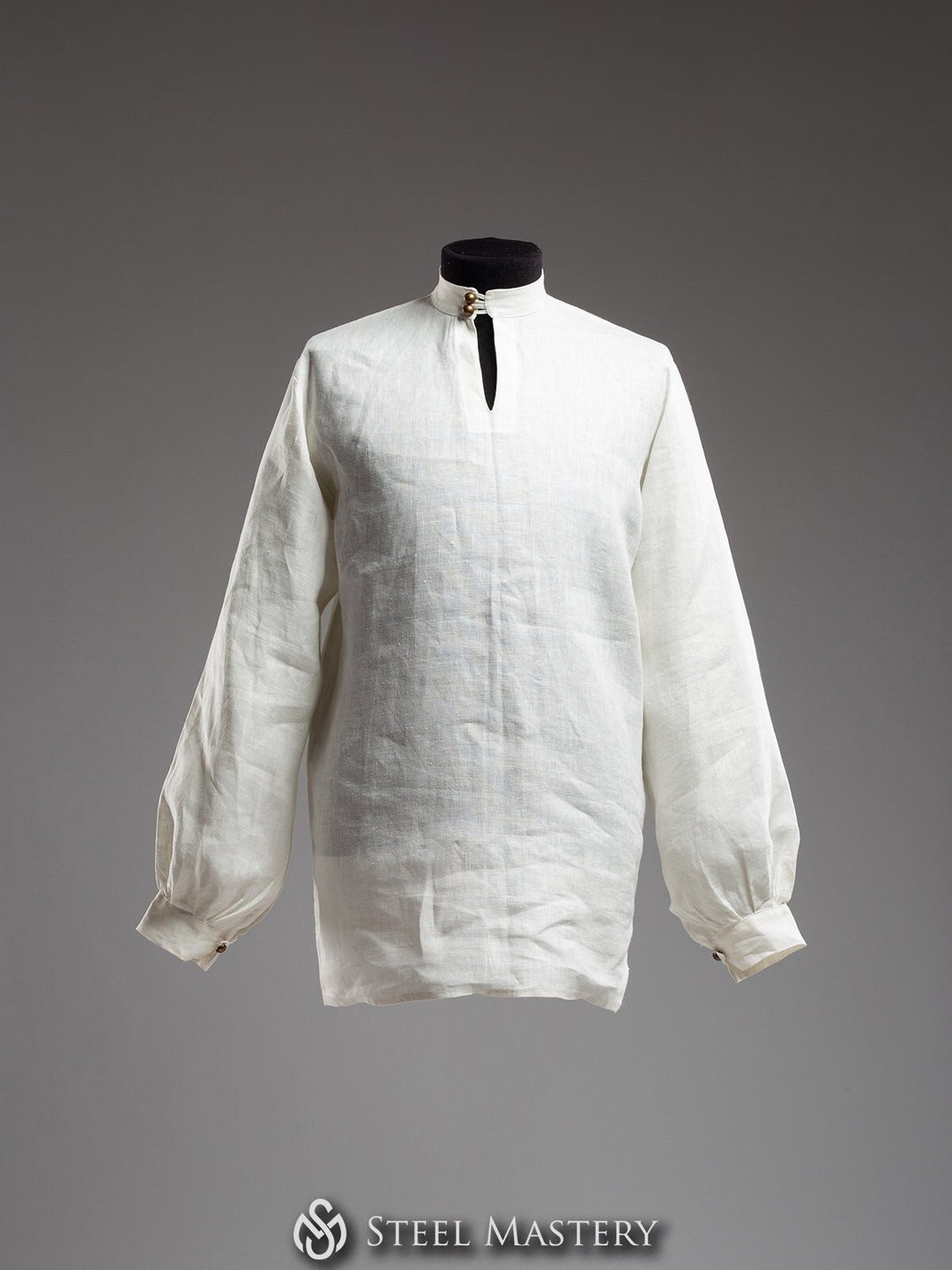 Mens Linen Shirt, Renaissance Long Sleeve Shirt, Linen Renaissance ...