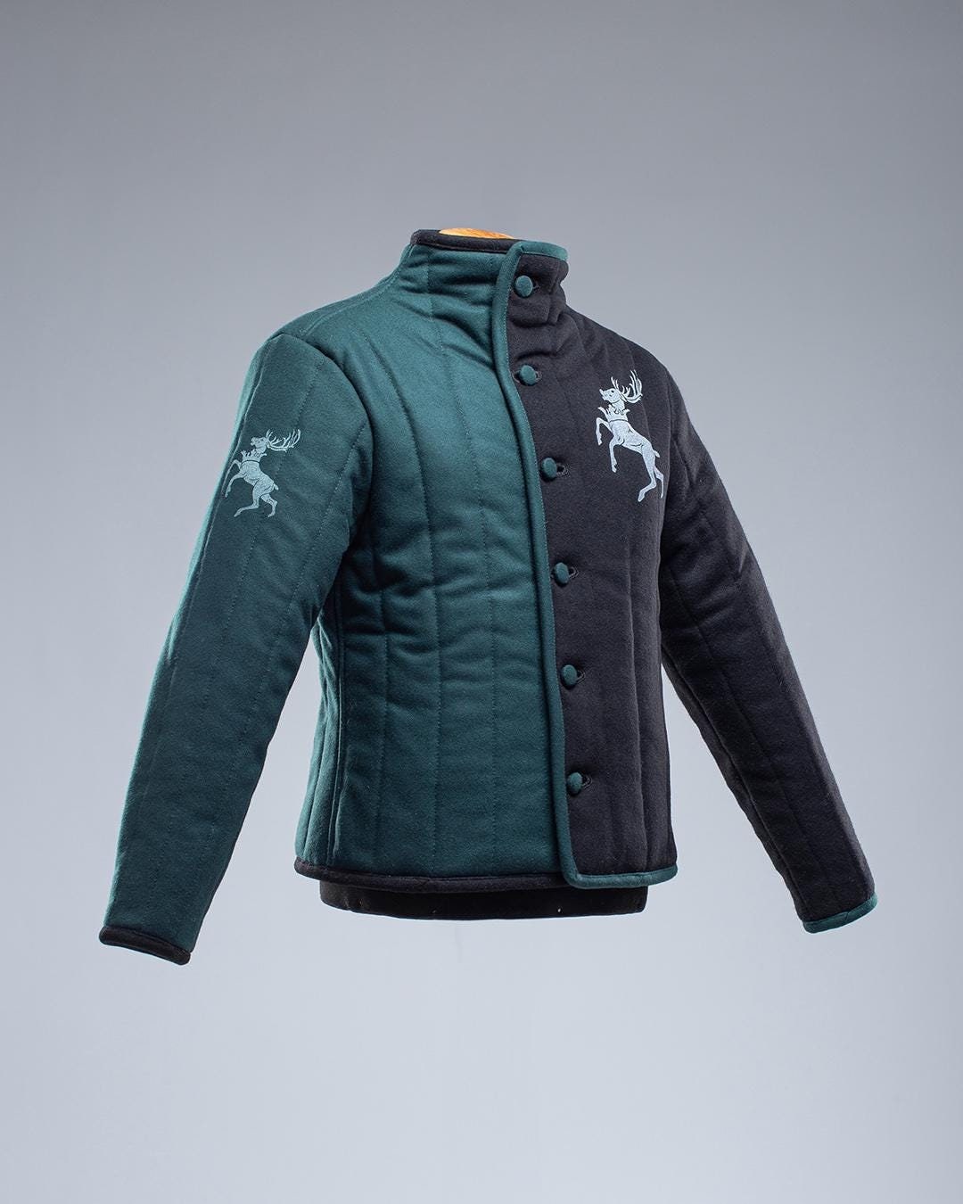 HEMA Fencing Combat Gambeson, Medieval Jacket, Reenactment Clothing ...