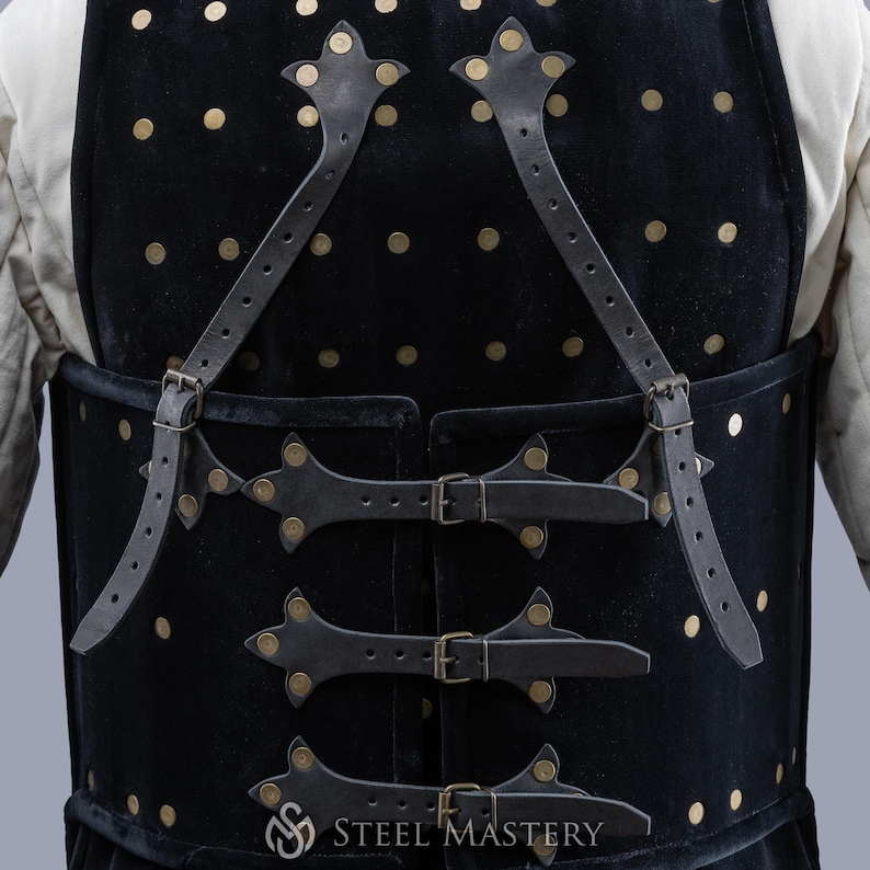 Steel Plated Brigandine Armor, LARP Chest Plate - Etsy