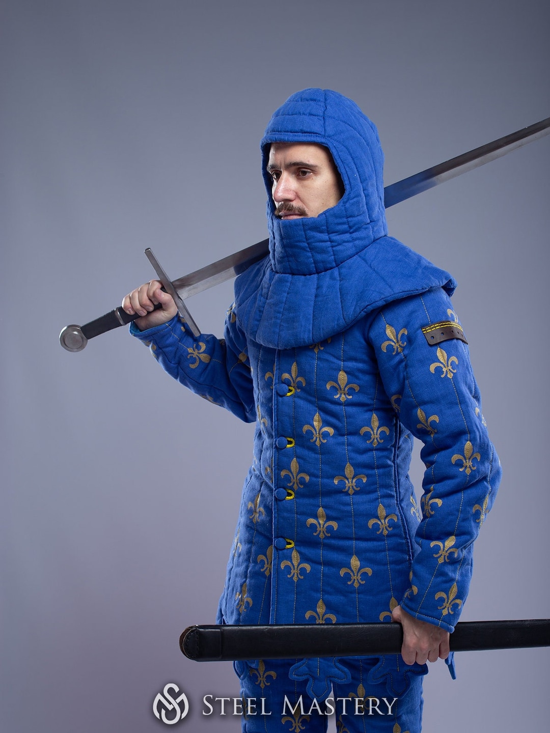 Medieval Coif, LARP Medieval Hat, Padded Cap for Head Protection ...