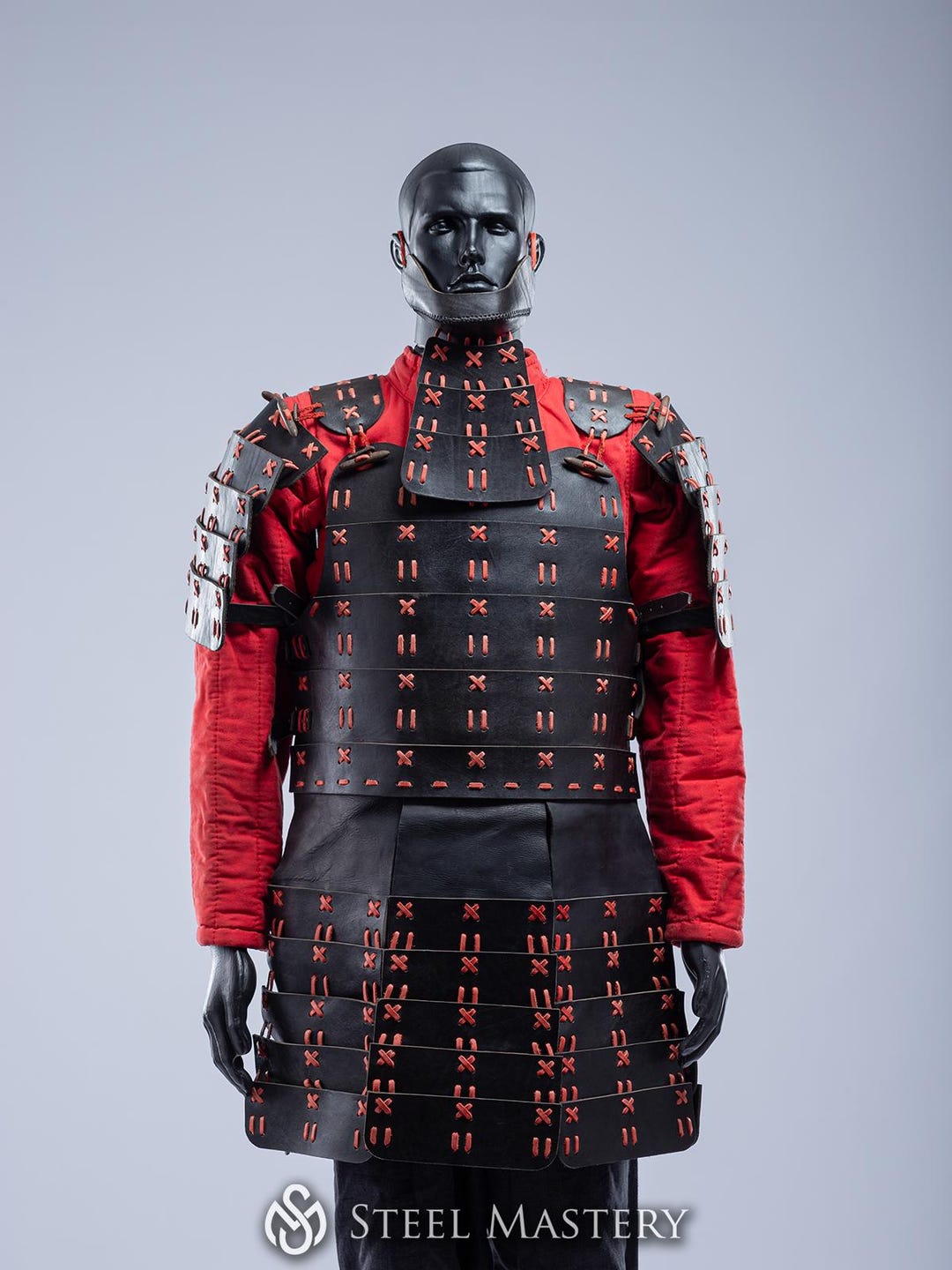 Cosplay Samurai Leather Warrior Armor, Japanese Armor Full Set, Samurai ...