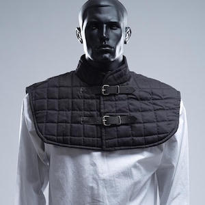 Neck Padded Shoulder Gambeson, Medieval Padded Gambeson Collar, Neck ...