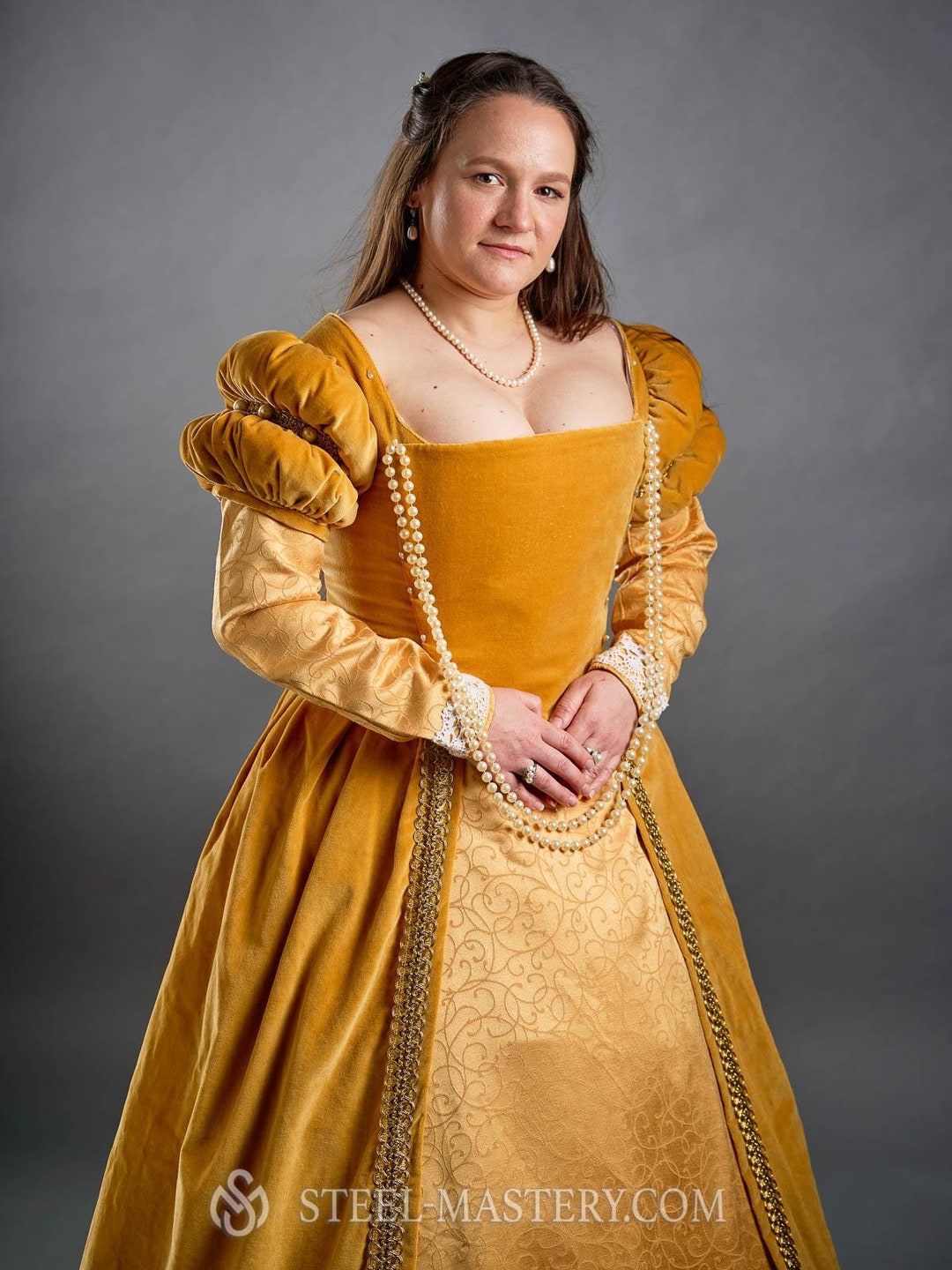 Royal Dress With Corset, Custom Period 16 Century Renaissance Dress ...