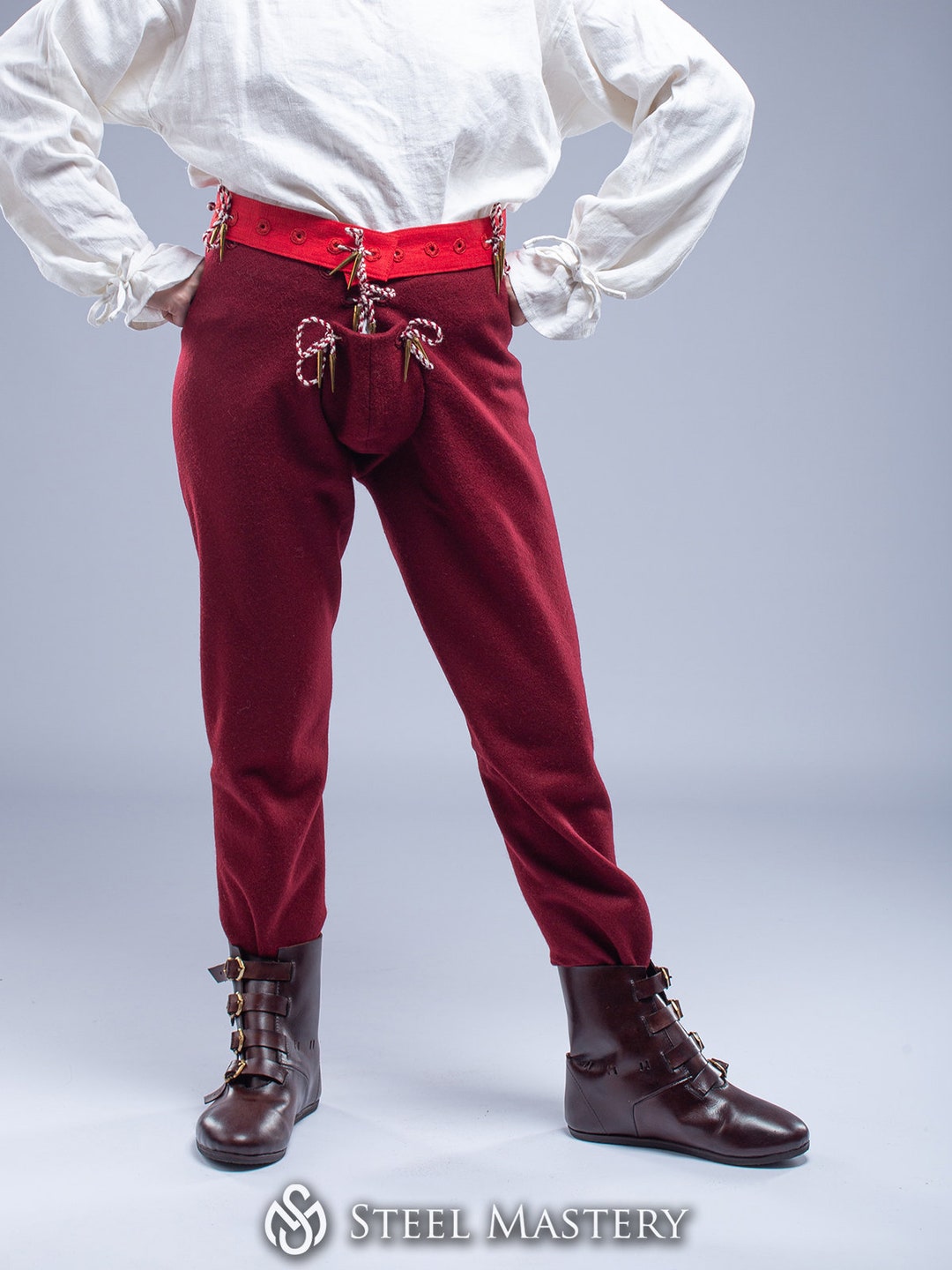 Tight Chausses With Codpiece, XV Century, Medieval Pants, Medieval Chausses, Men's Attire ...