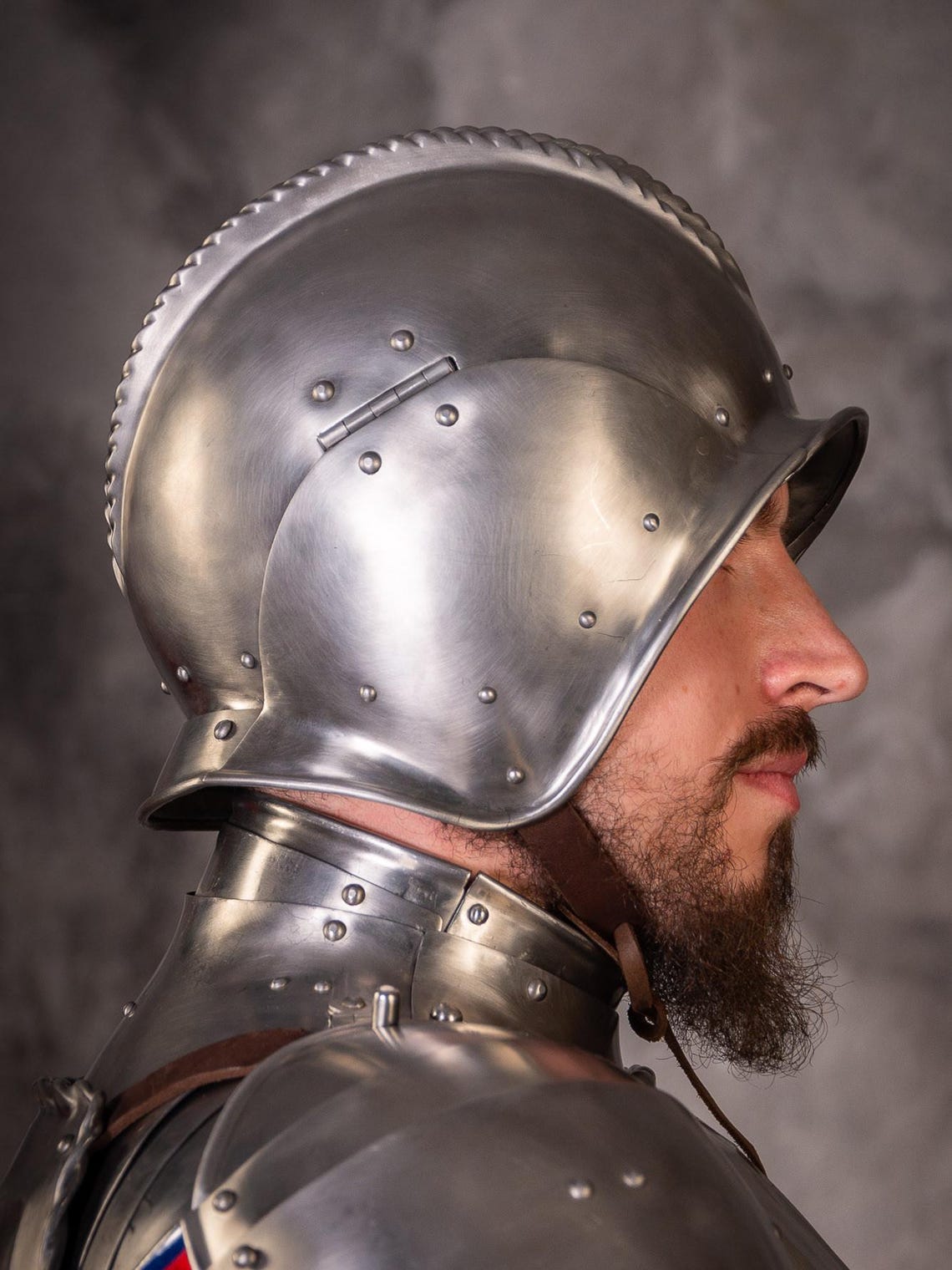Gorget Armour, Landsknecht Neck Protection, SCA, LARP, Historicat ...