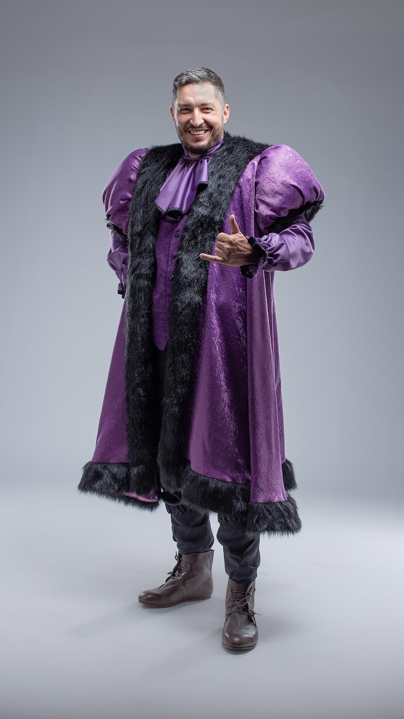 King Costume for Cosplay, Reenactment Clothing, Royal King Full Outfit ...