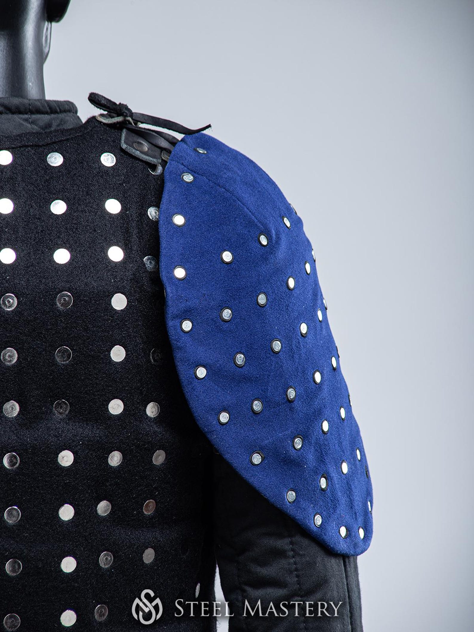 Leather Brigandine Spaulders, Medieval Armor Shoulder Protection - Etsy