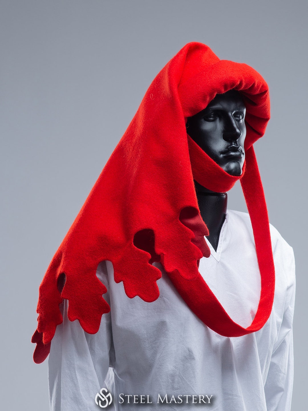 Chaperon of the XV Century With Oak Leaves Decorations, Medieval ...