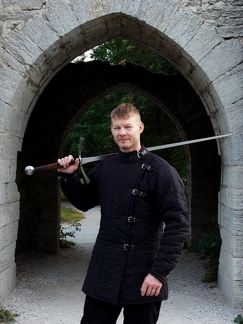 Padded Fencing Jacket, SCA Gambeson, Fighting Sca Armor, Medieval Mens ...