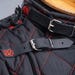 Black HEMA Fencing Jacket, Medieval Gambeson Armor, Long Padded Jacket ...