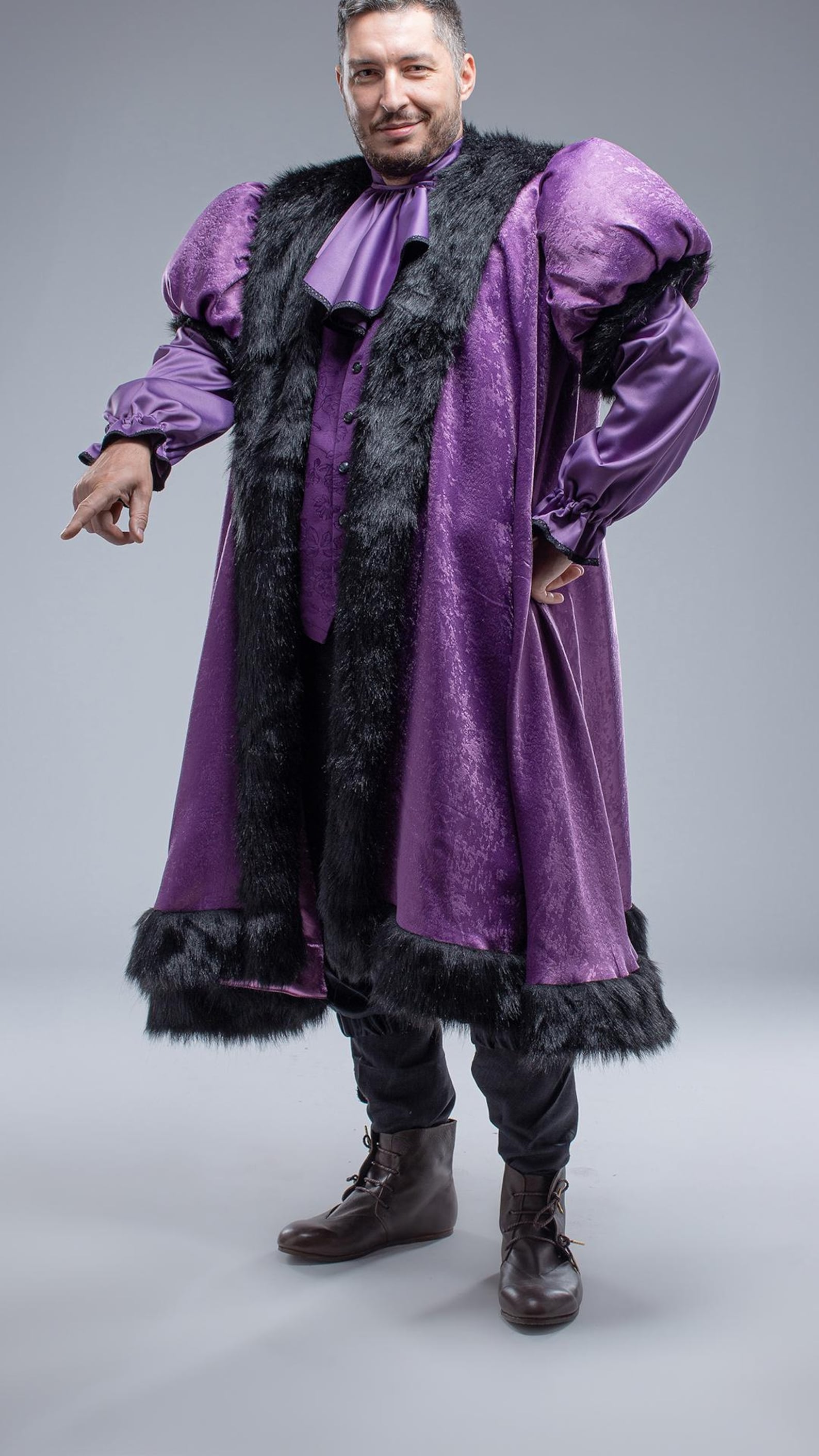 King Costume for Cosplay, Reenactment Clothing, Royal King Full Outfit ...