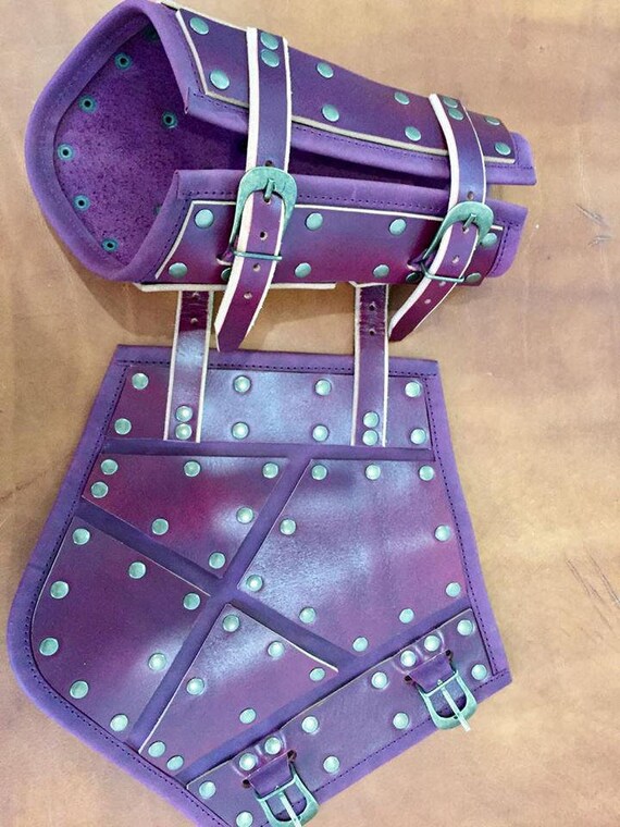 Leather bracers for renaissance and LARP events Viking | Etsy