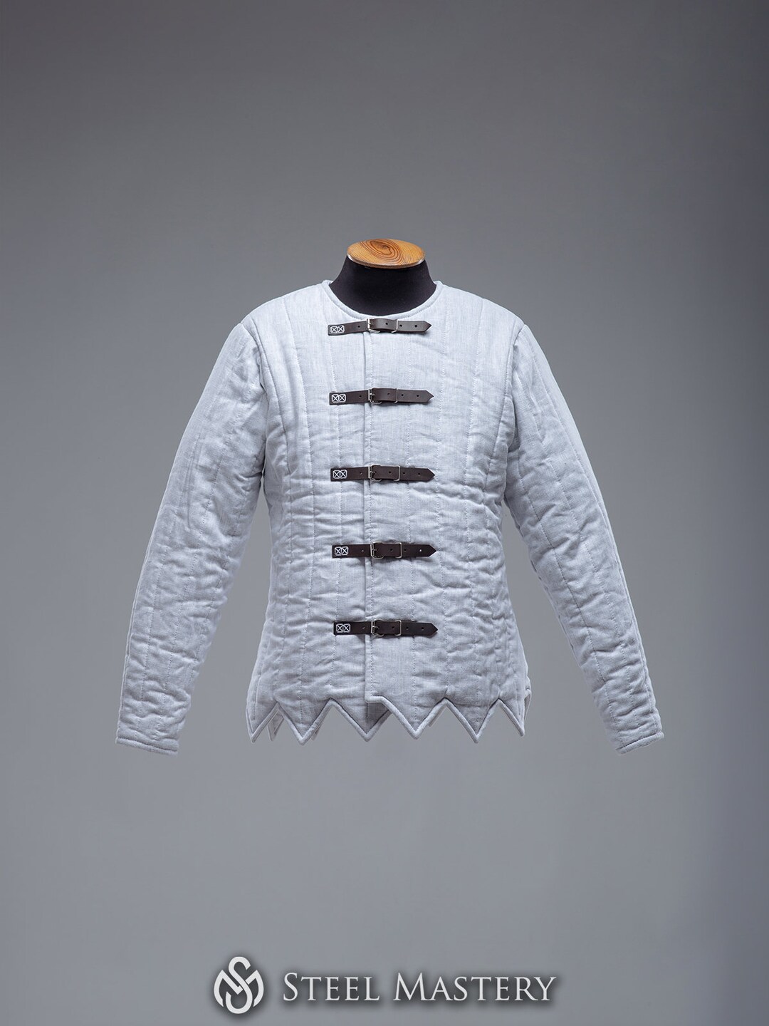 Aketon for Reenactment, Linen Medieval Aketon, LARP Gambeson, Cosplay ...