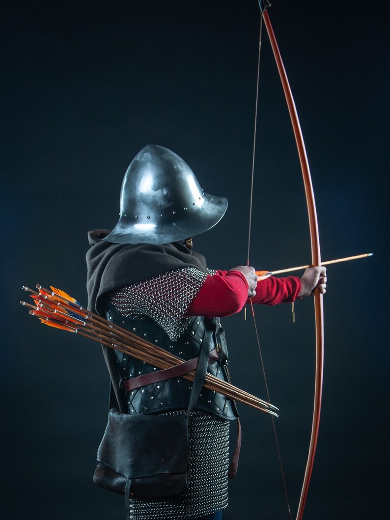 Leather Medieval Vest With Diamond Pattern Functional Royal - Etsy