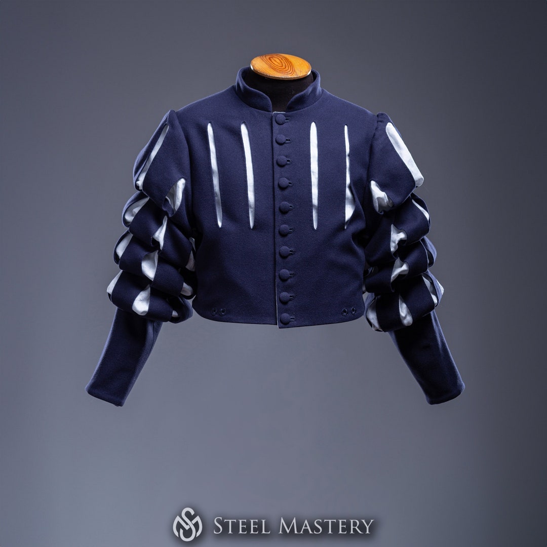 Landsknecht Doublet, Medieval Costume, Cotton Jacket Men, Wool ...