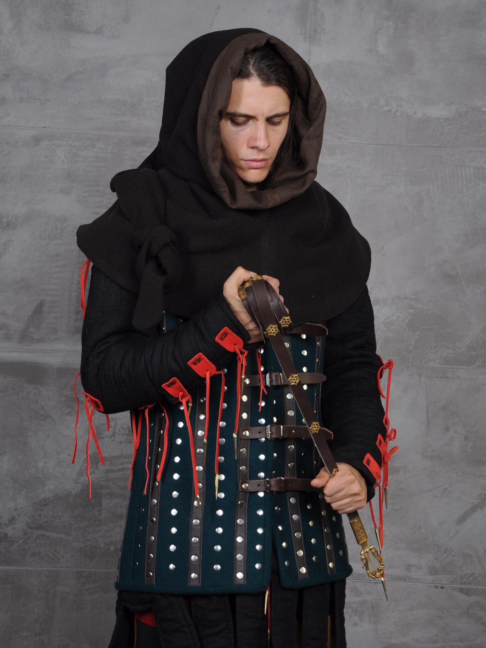 Medieval Hood With Tail, Renaissance Fair Cloak, Medieval Headwear ...