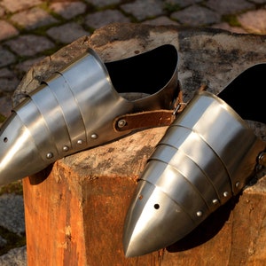 SALE Steel Plate Sabatons Medieval Armor Boots Metal - Etsy