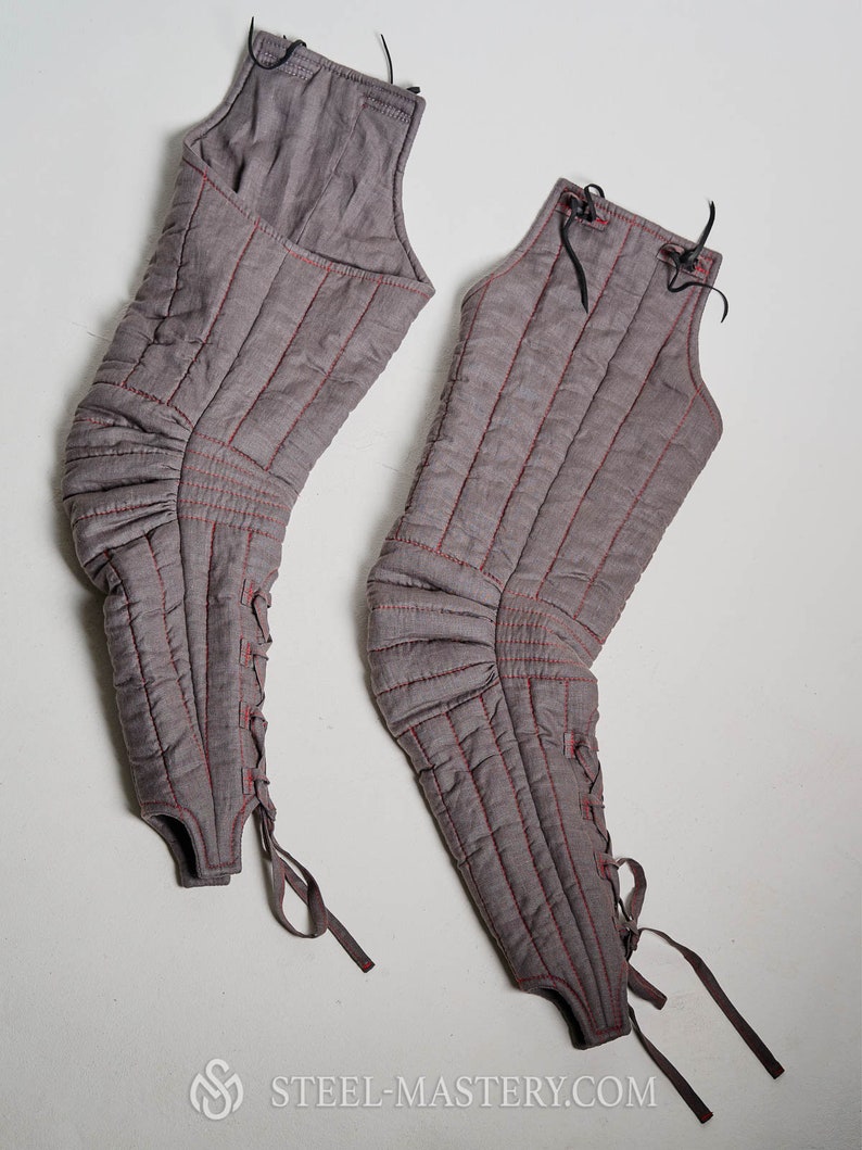 Padded Chausses With a Kneecap Medieval Padded Leg - Etsy
