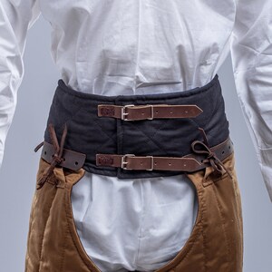 Soft Belt for Metal Legs, Soft Quilted Belt, Linen Arming Belt, Cotton ...