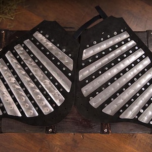 Splinted Tasses, Thighs Plates, Brigandine Leg Armor, SCA Leg Armour ...