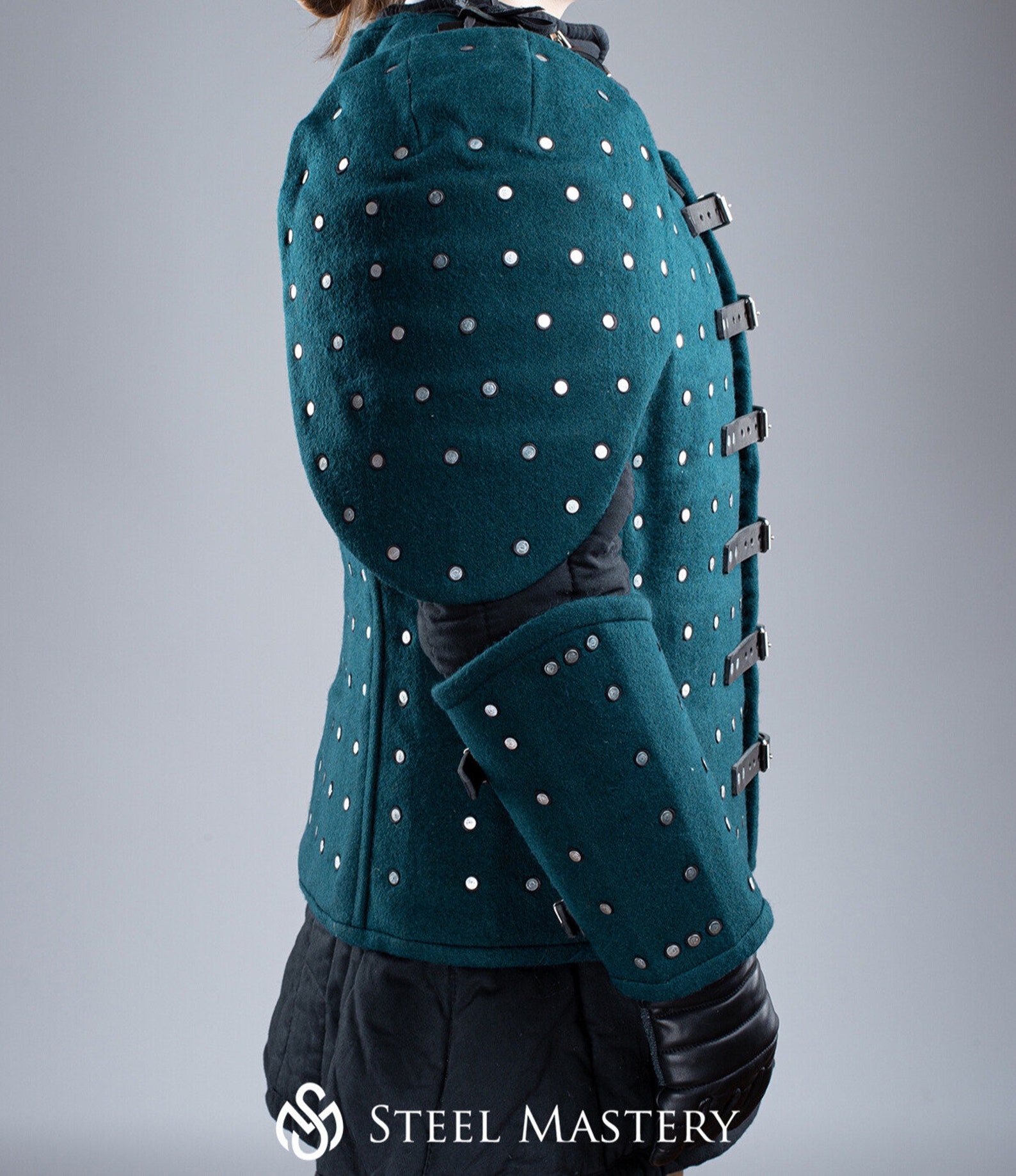 Leather Brigandine Spaulders, Medieval Armor Shoulder Protection - Etsy