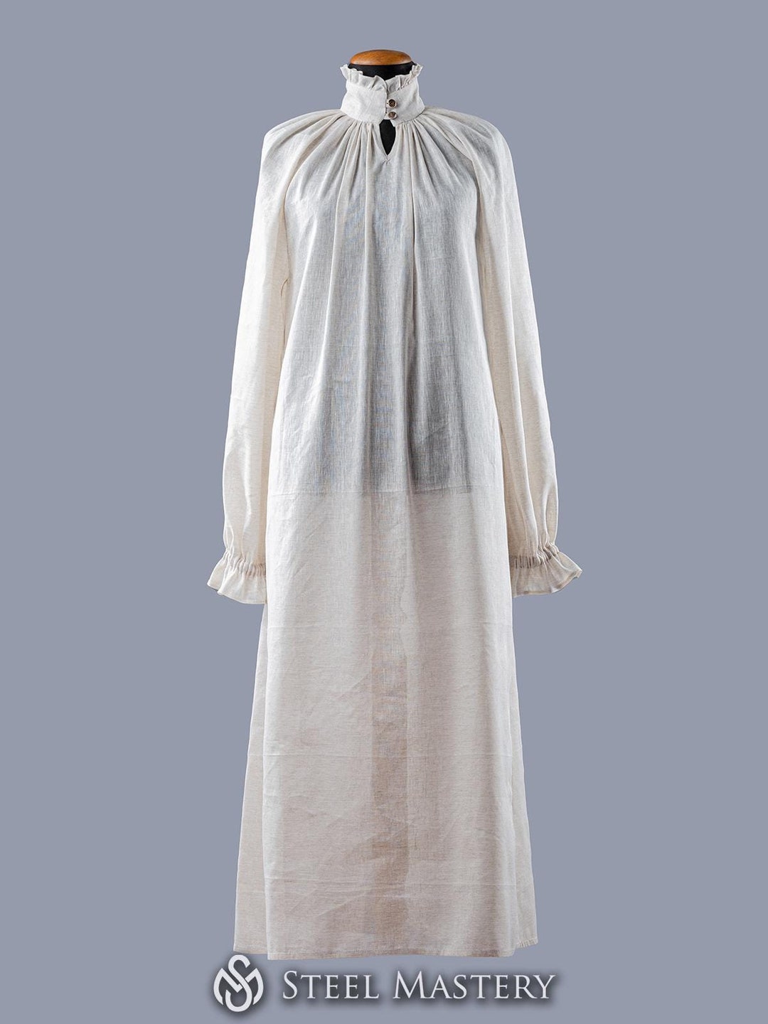 Historical Underdress, Linen Landsknecht Nightgown Underdress, Medieval ...