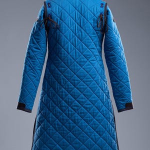 Knight Medieval Light Armor, Blue Gambeson Mens, HEMA Gear Gambeson ...