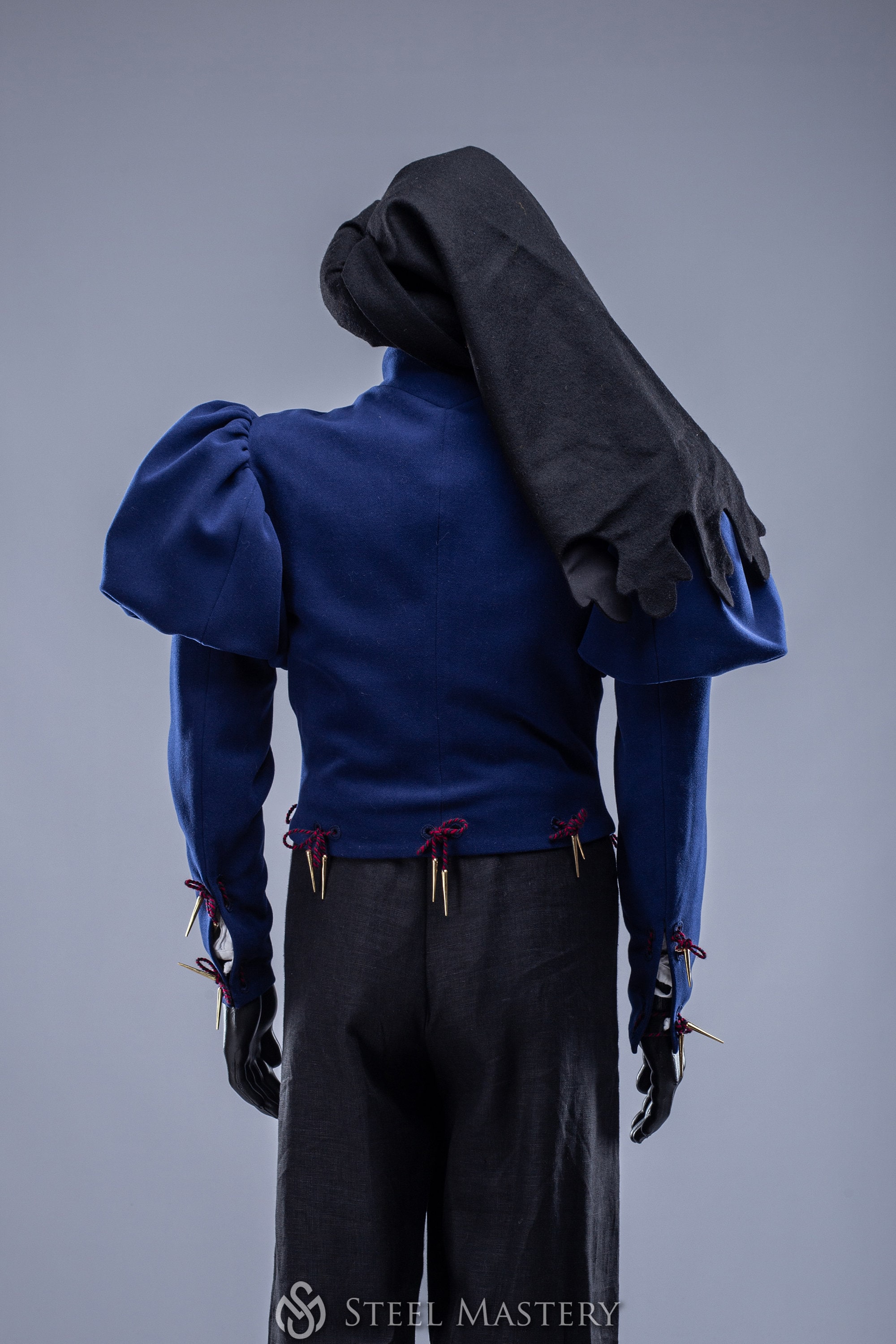 Wool Medieval Doublet, Larp Men Jacket, Mid Centure Clothing ...