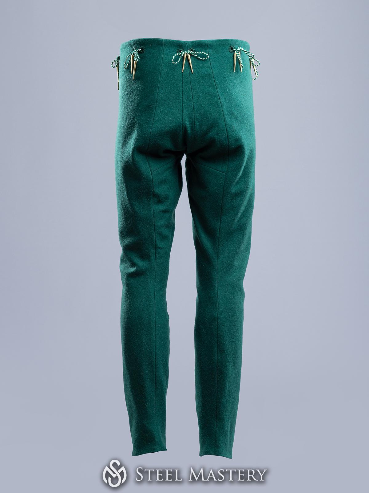Medieval Wool Pants, Tight Chausses Men, Historical Mens Clothing ...