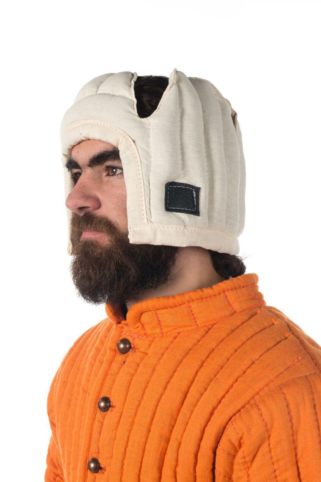 Helmet Liner, Linen Cap Medieval, Padded Cap for Head Protection ...