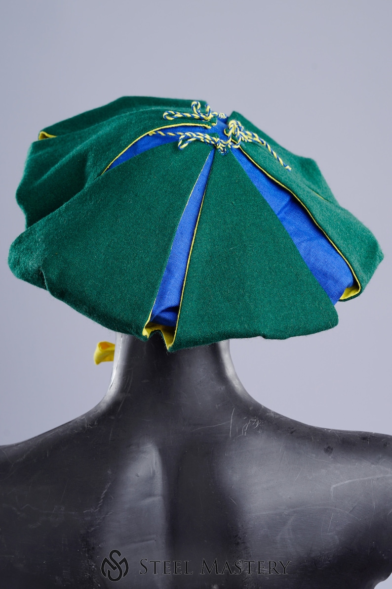 Landsknecht Hat, Landsknecht Headwear, Renaissance Hat, Green Medieval ...