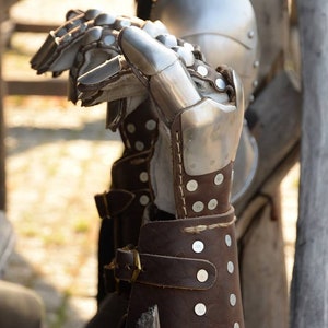 Visby Brigandine Gauntlets for SCA Events, Viking Mittens for ...