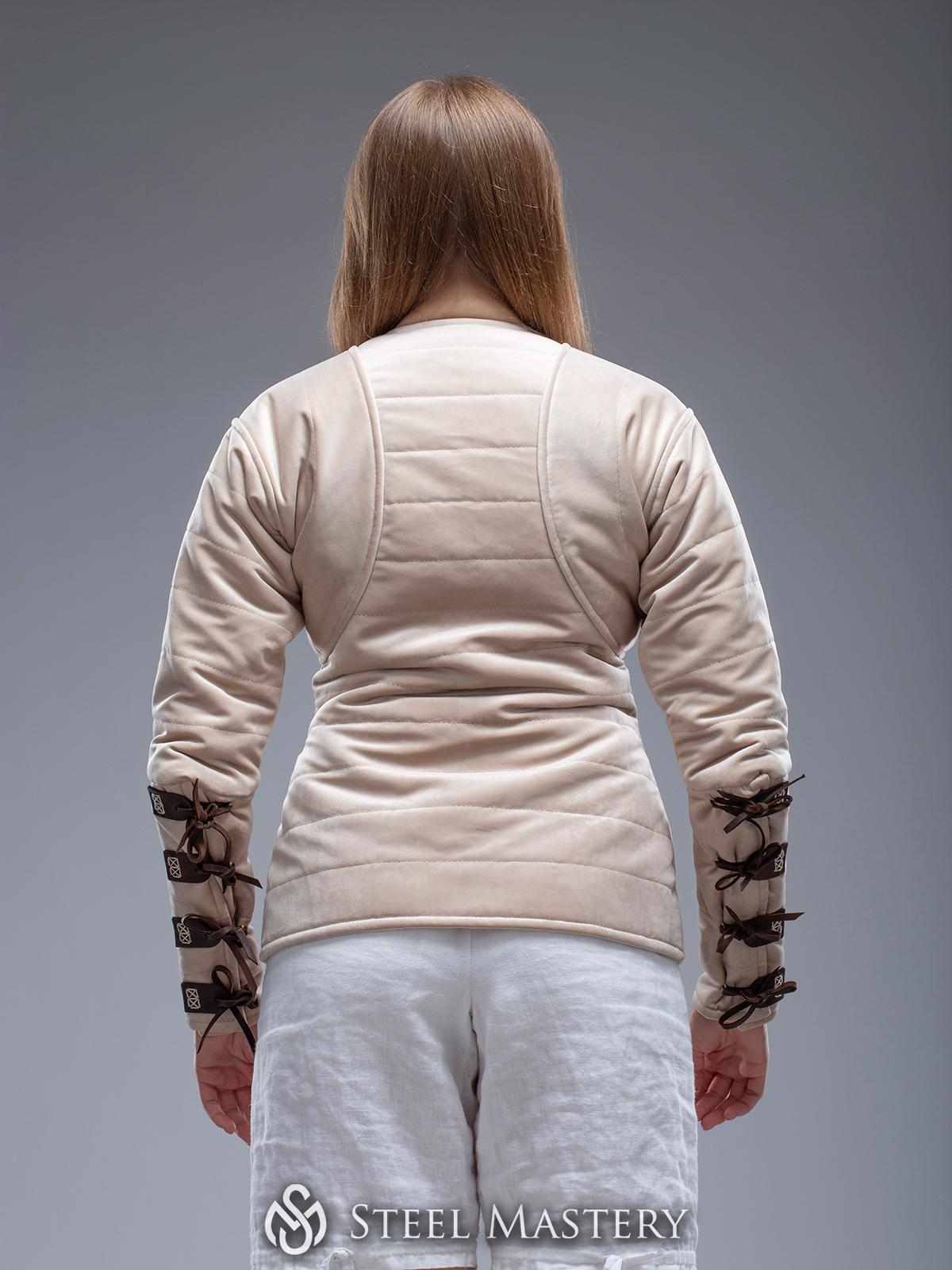 Female Short Gambeson, Padded Armor Jacket, Medieval Jacket, Historical ...