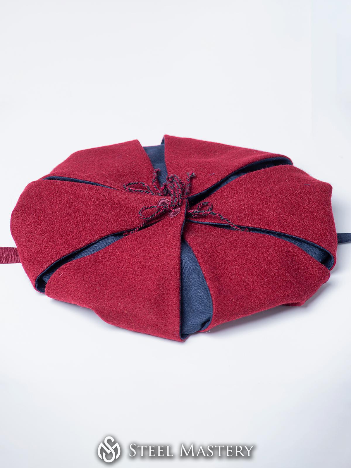 Two-colored Renaissance Hat, Landsknecht Festival Outfit, Medieval Cap ...