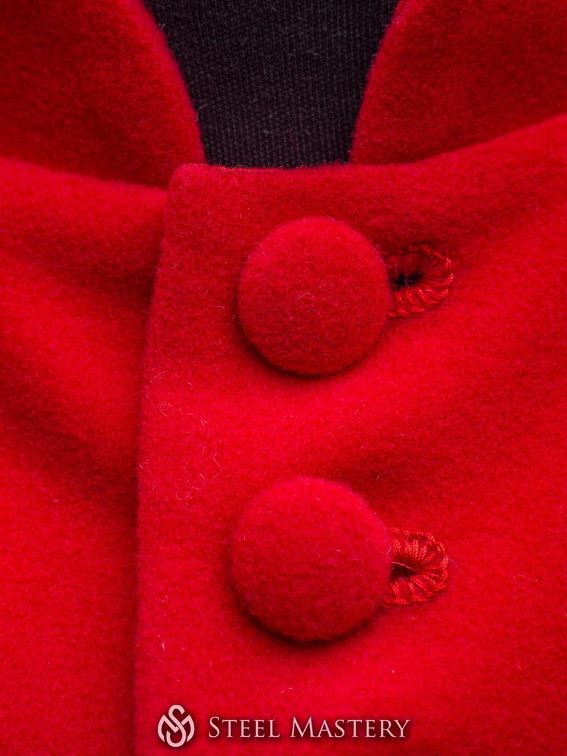 Wool Men's Doublet, Medieval Clothing, Medieval Burgundian Doublet ...