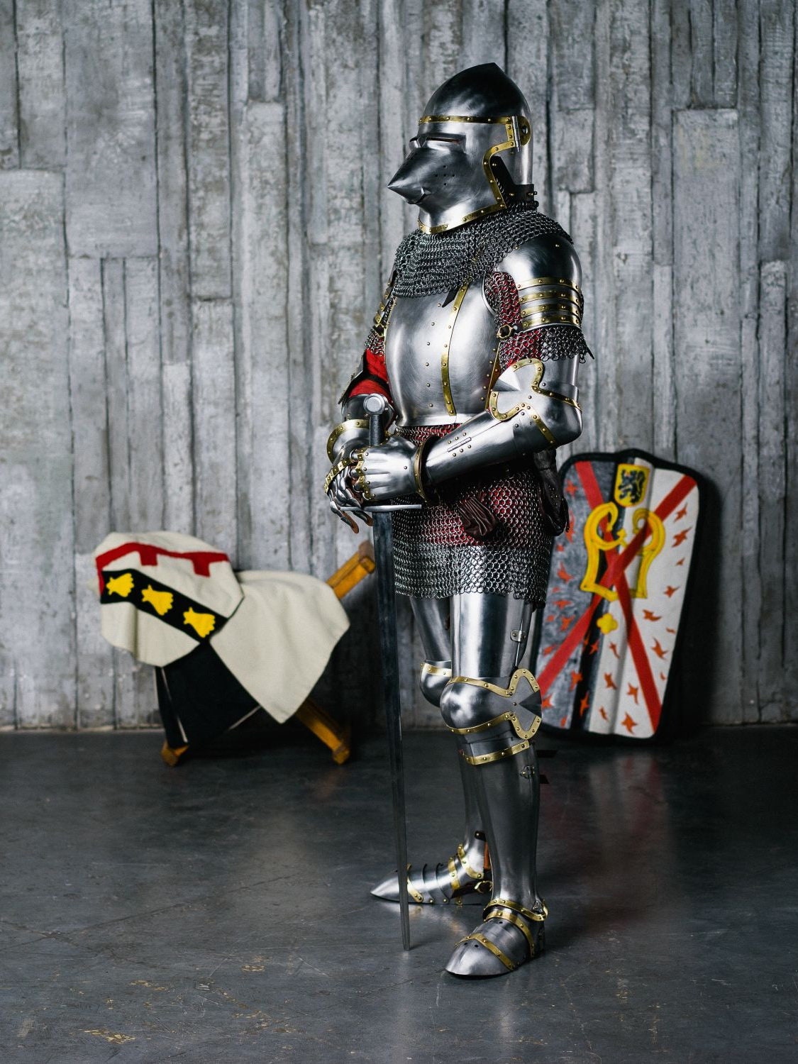 Churburg Style Medieval Full-plate Armor Reenactment of - Etsy
