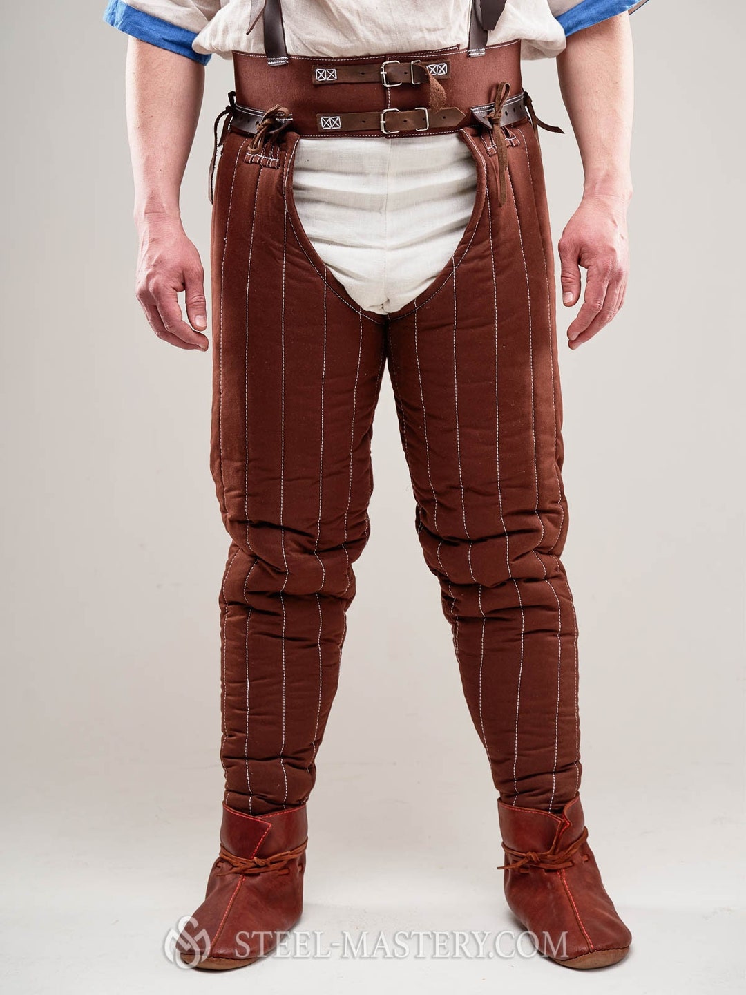 Long Padded Chausses for Medieval Events Gambeson Armor for - Etsy