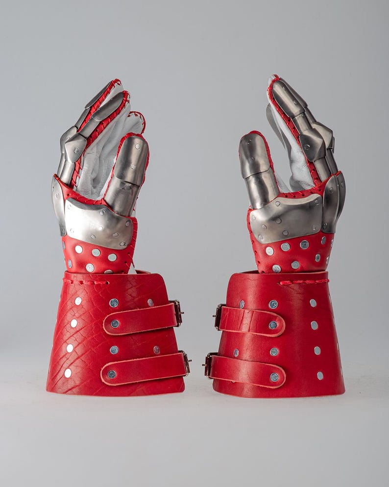 Metal Gloves, Hand Protection Armor, Medieval Reenactment Gloves ...