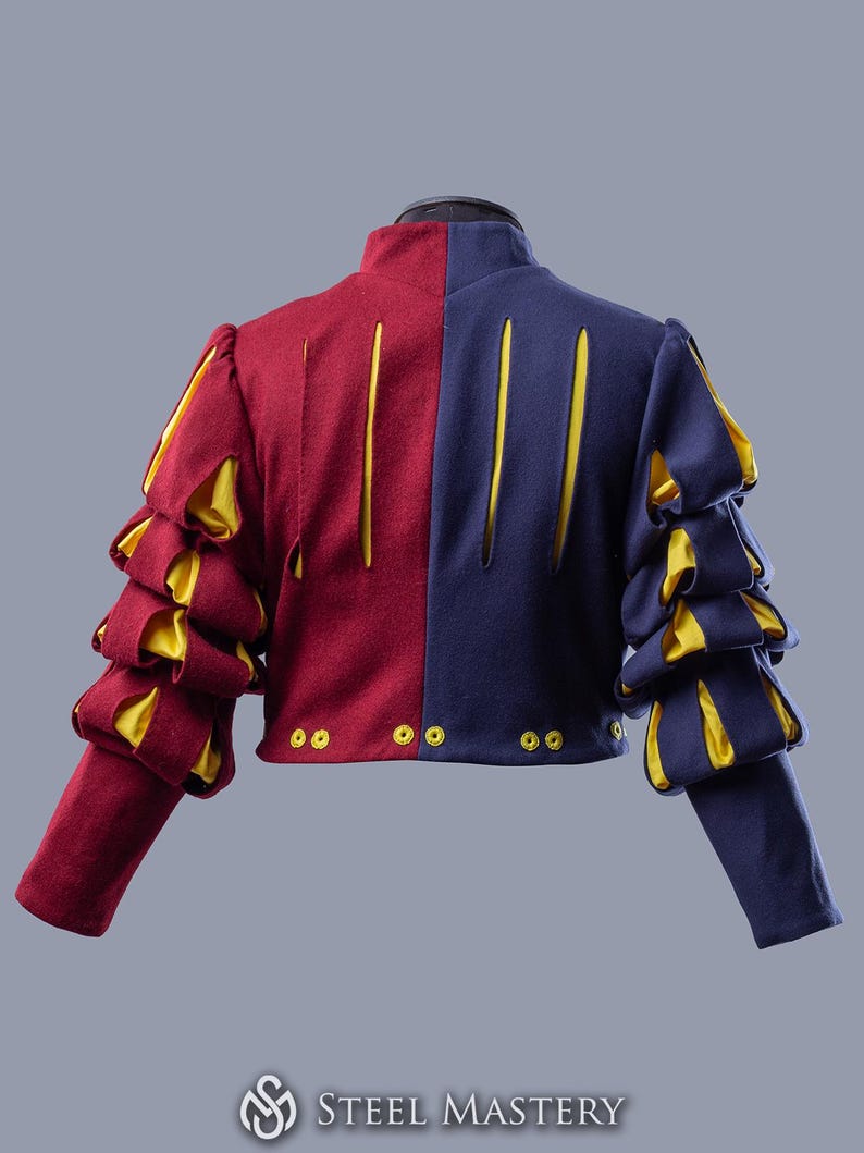 Landsknecht Wool Historical Coat, Waffenrock Jacket for Cosplay ...