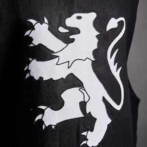 Historical Tabard Vest, Medieval Linen Tabard, Historically Accurate Medieval Clothing, LARP ...