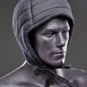 Padded Medieval Cap, Padded Cap for Head Protection, Natural Cotton ...