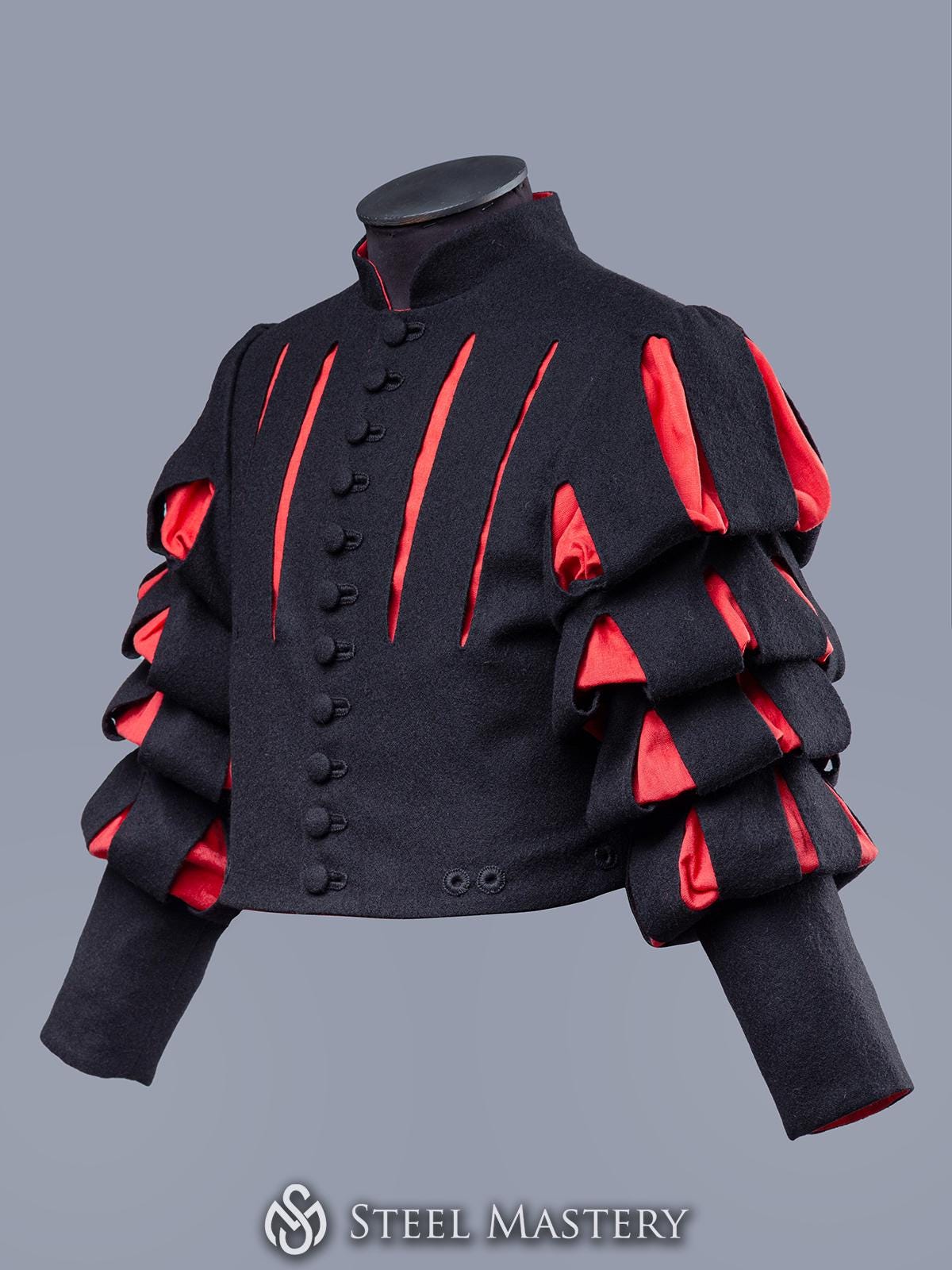 Medieval Doublet, Mens Doublet, Landsknecht Wool Doublet, LARP Clothing ...