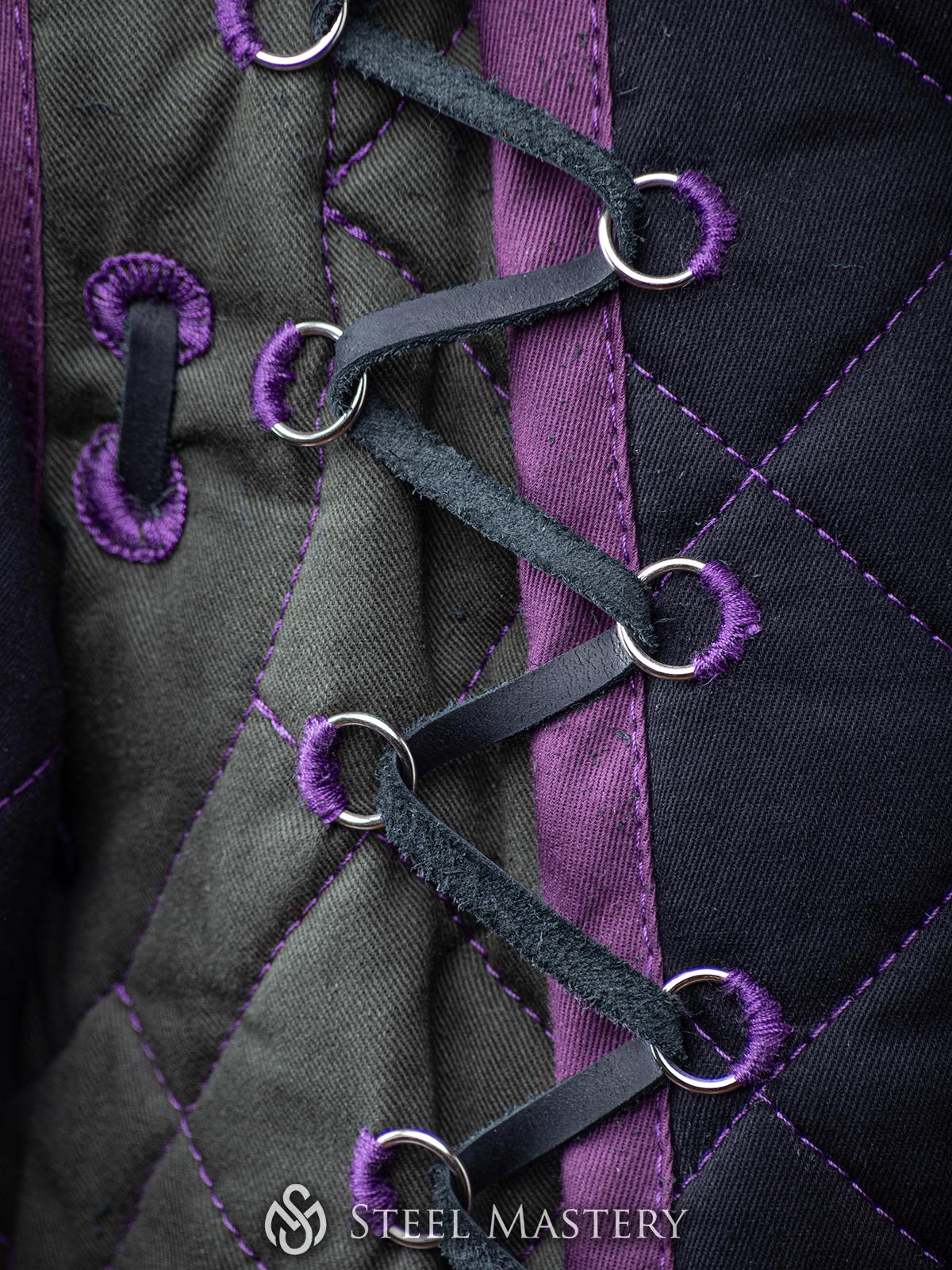 HEMA Gambeson With Stitching, Light Armor Jacket, Medieval Gambeson ...